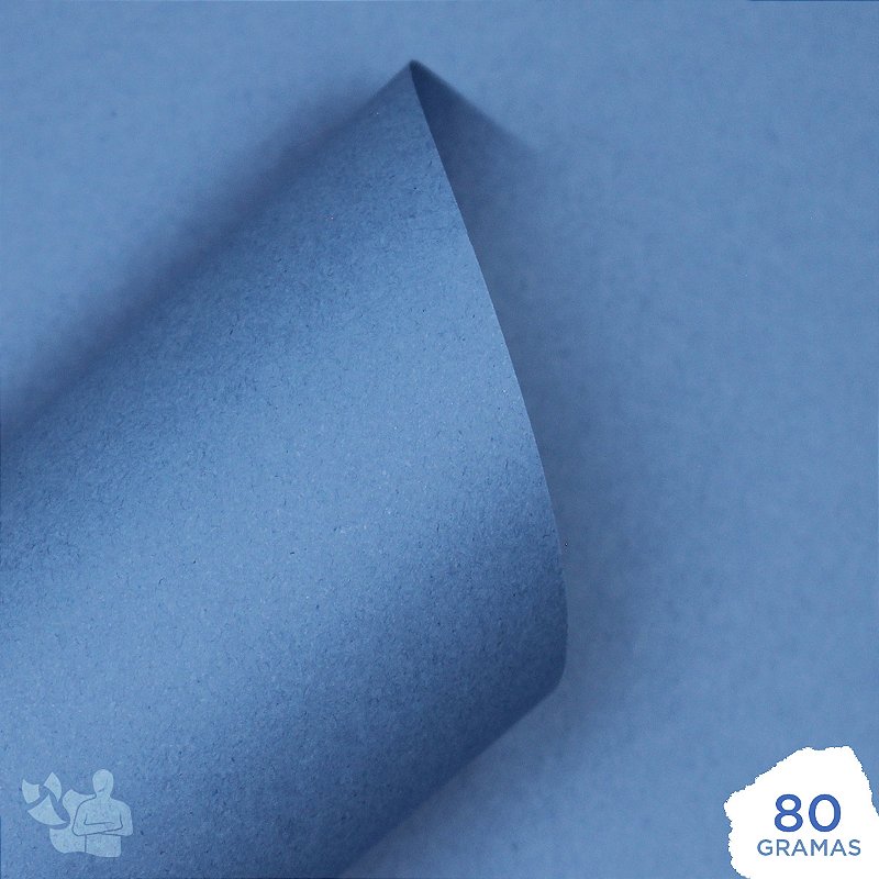 Papel Color Plus - Nice - Azul Acinzentado - 80g - SupperPapel | 11 anos!