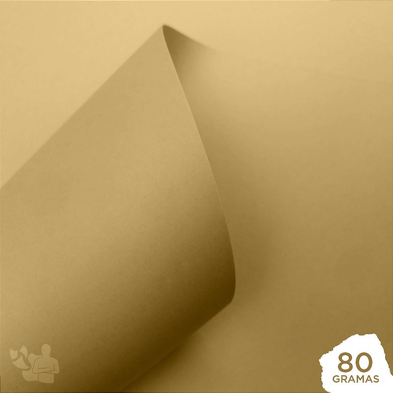 Papel Color Plus - Sahara - Creme - 80g - SupperPapel | 11 anos!