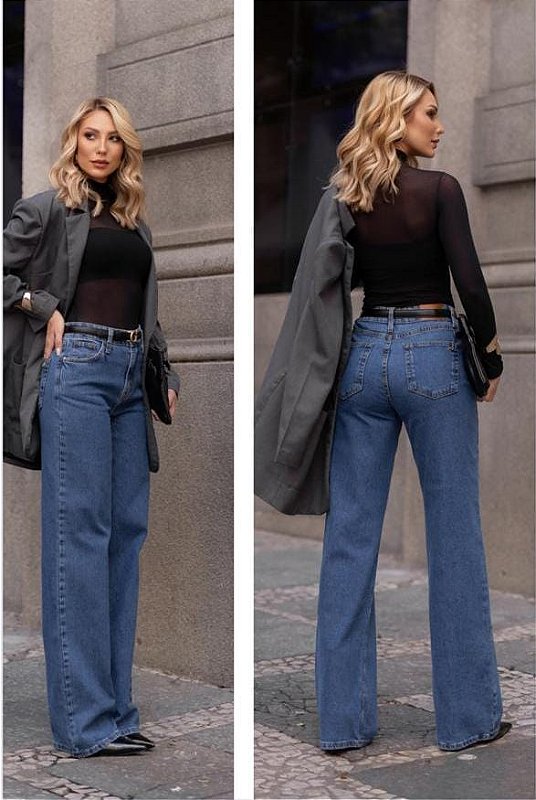 Calça Wide Leg Fernanda - Luttiê | Loja de Moda Feminina Multimarcas.