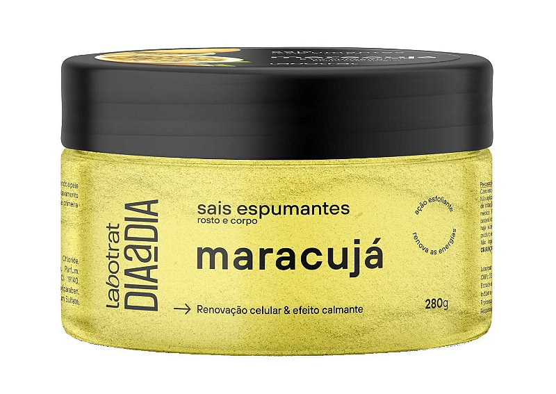 Sais de Banho Espumantes Facial e Corporal LABOTRAT Maracujá 280g ...