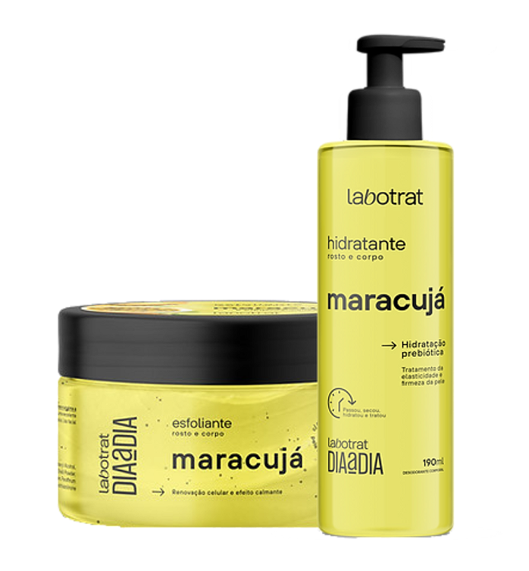 Kit Corporal e Facial LABOTRAT Maracujá Esfoliante 300g + Hidratante ...