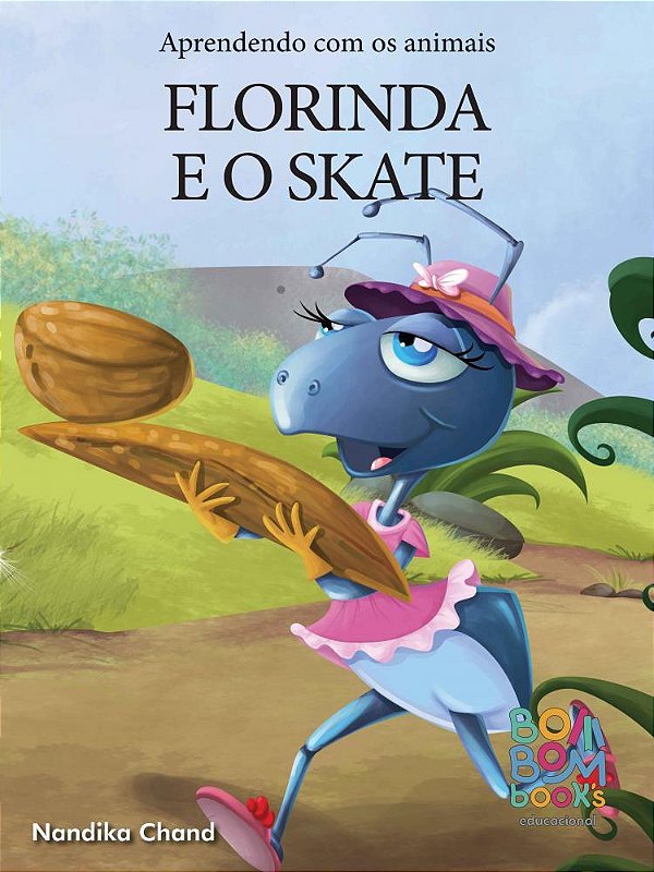 Florinda e o skate - Bom Bom Books - espacodelivros
