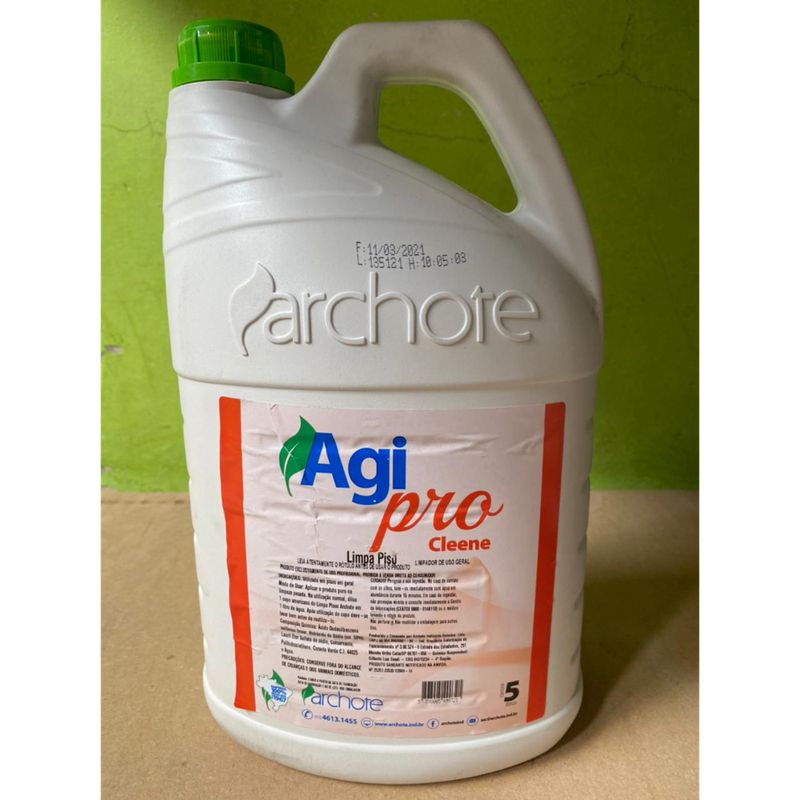 ARCHOTE AGIPRO CLEENE LIMPA PISOS 05 LITROS - NAHERA