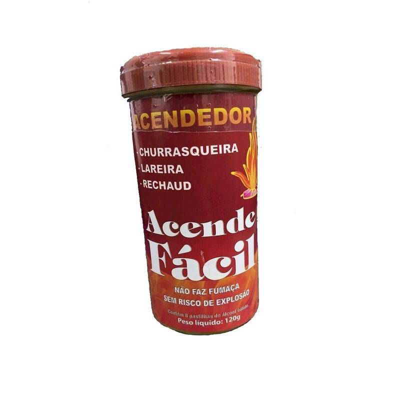 ALCOOL SOLIDO ACENDE FACIL 120 GRAMAS - NAHERA