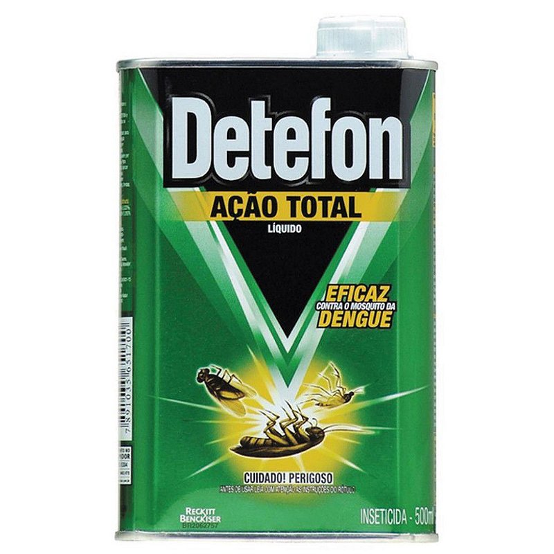 INSETICIDA LIQUIDO DETEFON AÇÃO TOTAL 500 ML - NAHERA