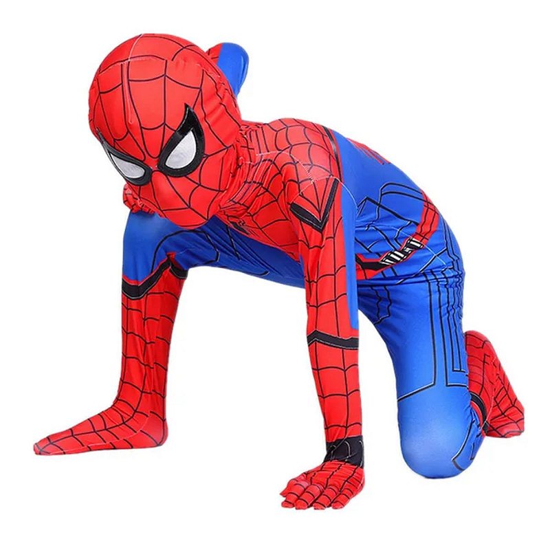 Fantasia Infantil Homem Aranha Com Mácara Spider-Man - Cia Bebê