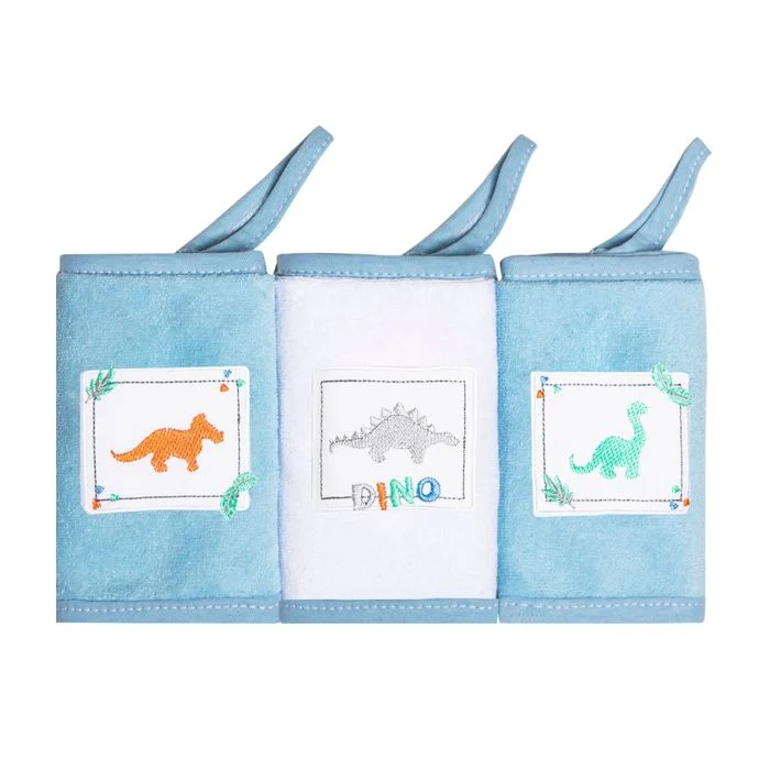 Kit Paninho De Boca Atoalhado Prendedor De Chupeta 3un Papi - Cia Bebê