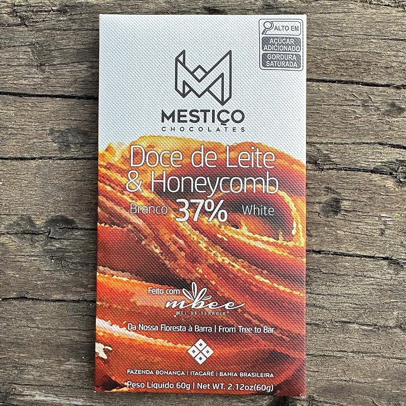 Chocolate Mestiço com Mel Mbee - Doce de Leite & Honeycomb - 37% ...
