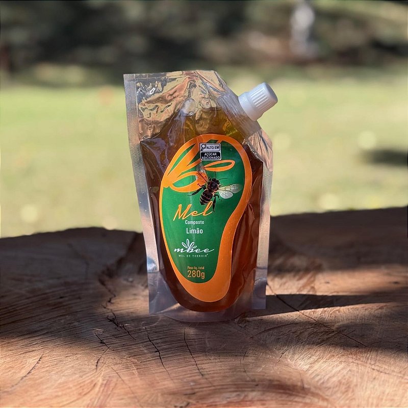 Mel MBee Limão Sachê 280 gramas em breve - MBee - Mel de Terroir.