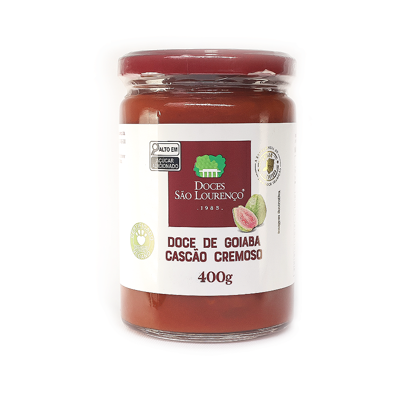 Doce de Goiaba Cascão Cremoso 400g - Doces São Lourenço | Loja Oficial ...