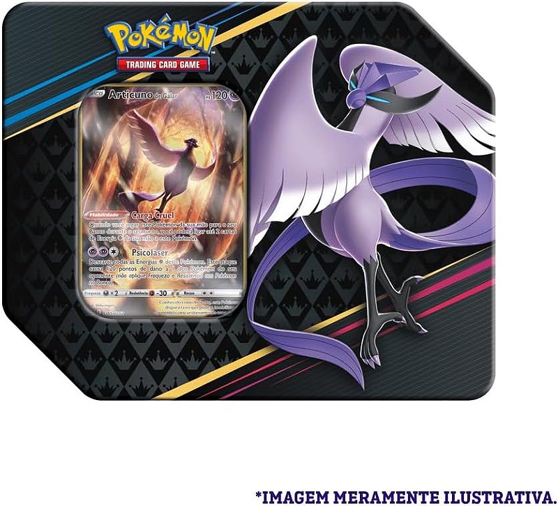 Pokémon Lata Realeza Absoluta Articuno Copag - Tio Gêra