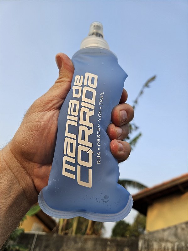 Garrafa de Silicone Flexível Soft Flask MANIA DE CORRIDA 350ml - Mania ...