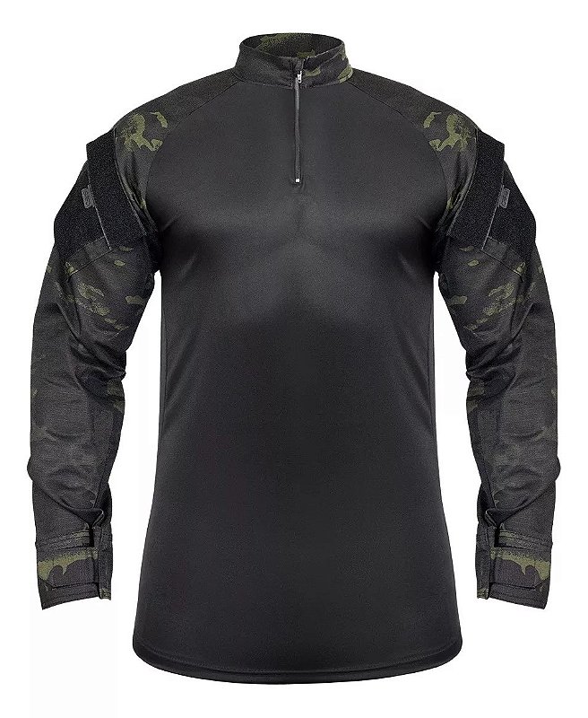 Combat Shirt Ripstop Safo Military Multicam Black - LOJA WWART - Tático ...