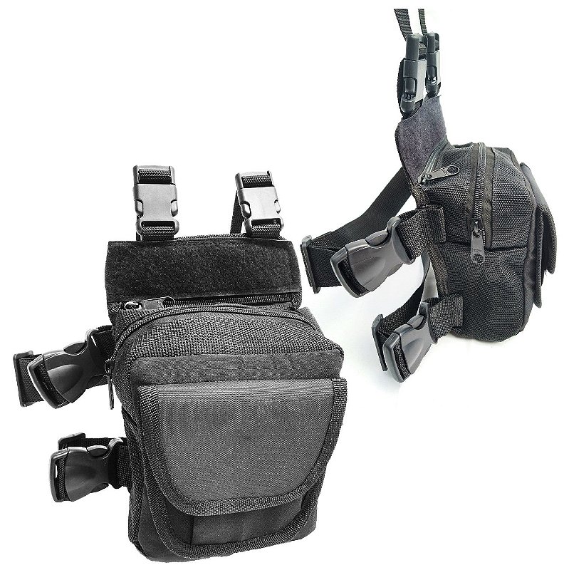 Bornal de perna pequeno com Talonário 3 compartimentos - LOJA WWART ...