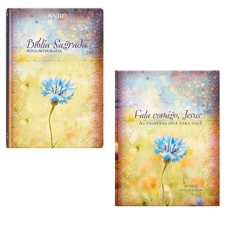 Kit Bíblia e Devocional - Fala Comigo Jesus | LIV 100% Cristão - 100% ...