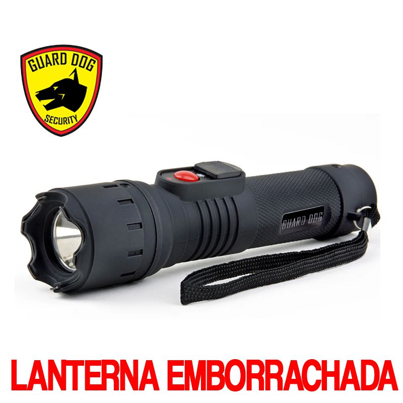 Lanterna Arma de Choque Guard Dog Stealth com Corpo Emborrachado ...