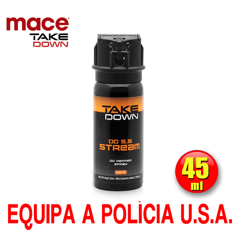 Spray de Pimenta Mace Take Down Jato Líquido 45ml - SPRAY DE PIMENTA E ...