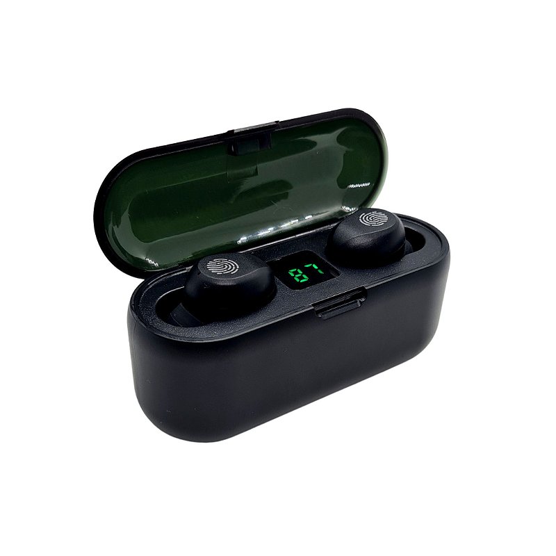 Fone De Ouvido Bluetooth Sem Fio Tws F9 Com Battery Bank Eletronica