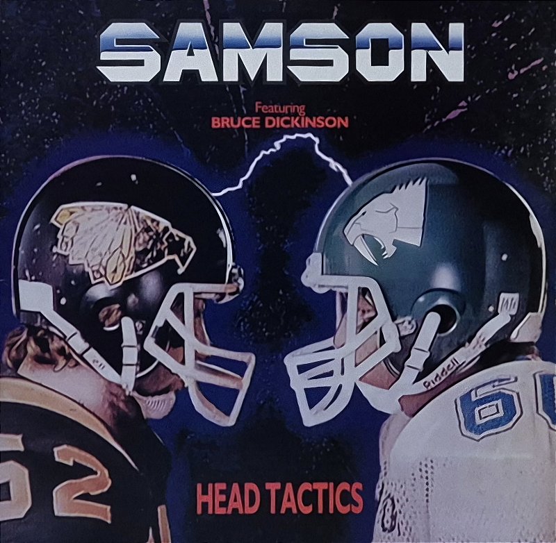Samson Featuring Bruce Dickinson ‎– Head Tactics - VINIL SP
