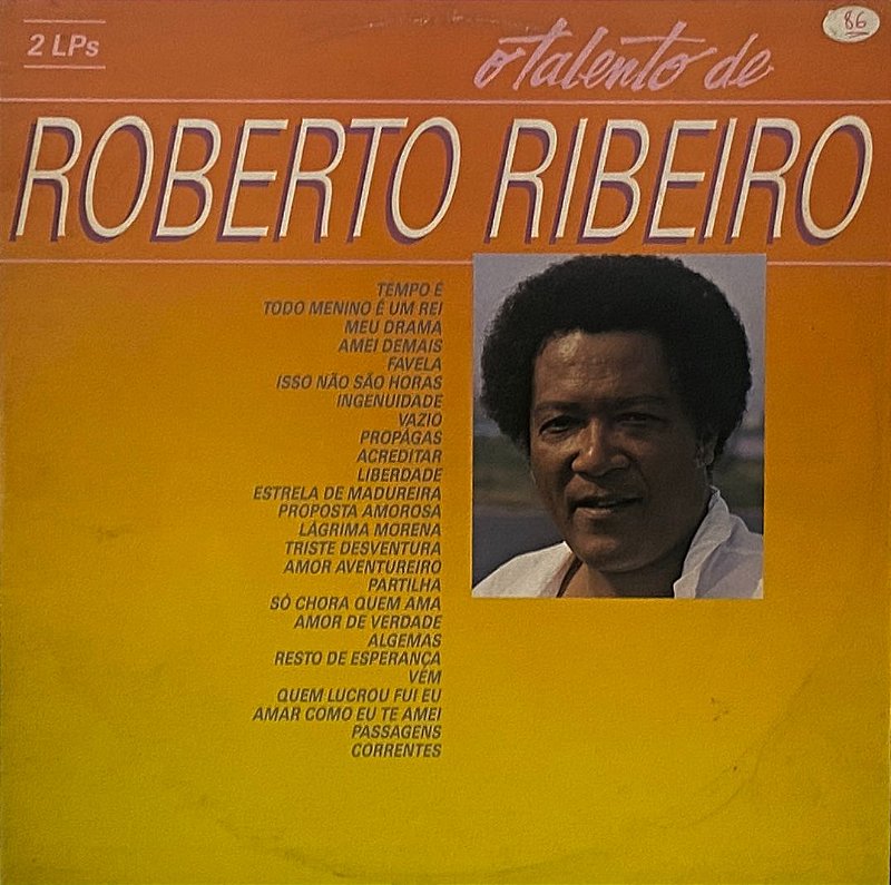 Roberto Ribeiro ‎– O Talento De Roberto Ribeiro - VINIL SP