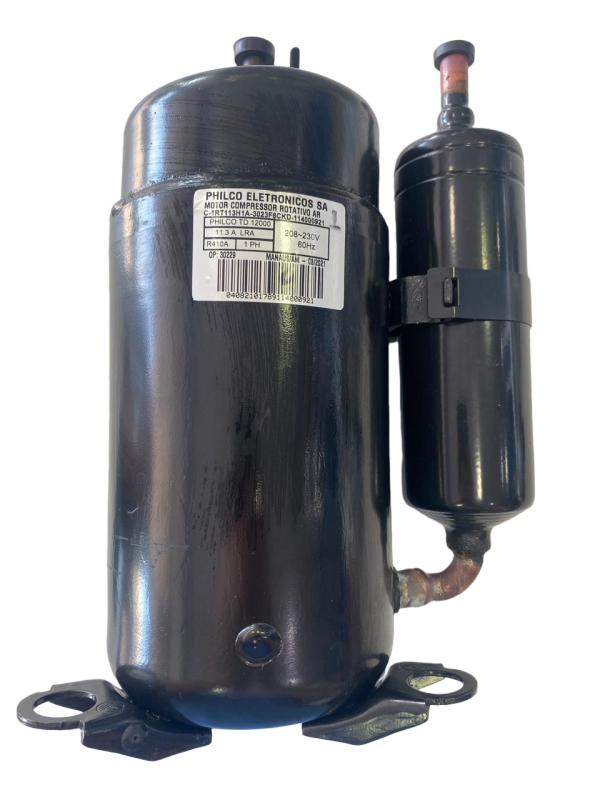 COMPRESSOR ROTATIVO SANYO/ PHILCO 12000 BTUs C-1RT113H1A - 220V- 410A ...