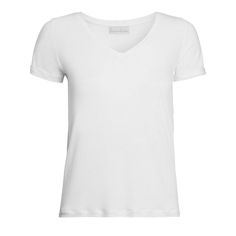T-Shirt Linho Branco - Brandless Basic