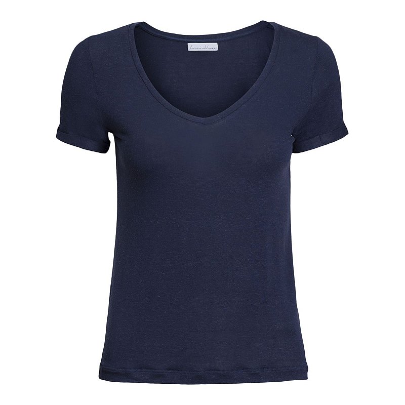 T-Shirt Linho Marinho - Brandless Basic