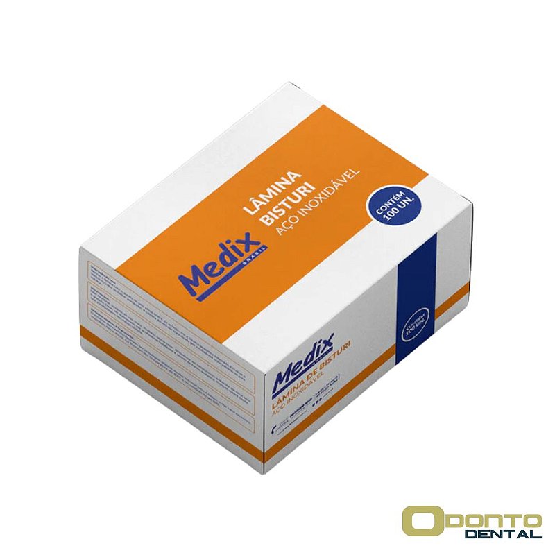 Lâmina de Bisturi de Aço Inoxidável Medix - Odonto Dental Produtos ...