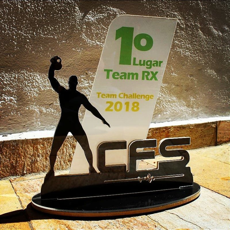 Troféu Crossfit Team Challenge - Elood Design | Produtos Personalizados