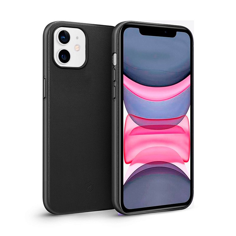Capa para iPhone 11 - Couro Dual Preta - Gshield - Gshield - Capas para ...