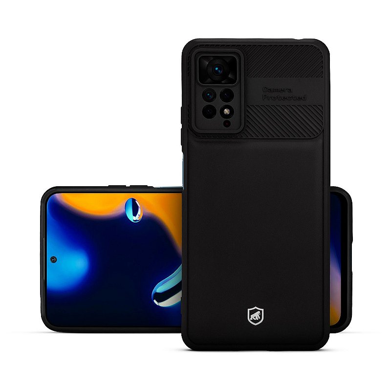 Capa para Xiaomi Redmi Note 11 Pro - Symetric Preta - Gshield - Gshield ...