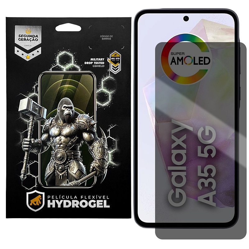 Película Privacidade Galaxy A35 Hydrogel | Gshield - Gshield - Capas ...
