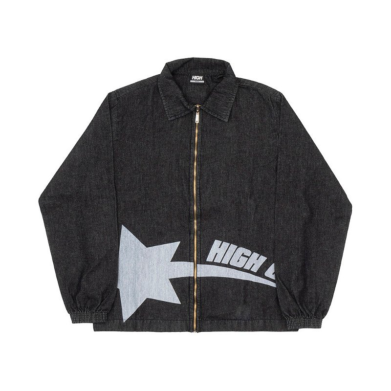 Jaqueta High Company - Overdyed Denim Jacket Star Black - AlfaMarcas™