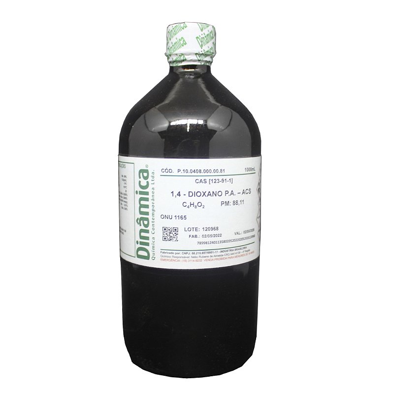 DIOXANO 1,4 PA 1L - Didática SP