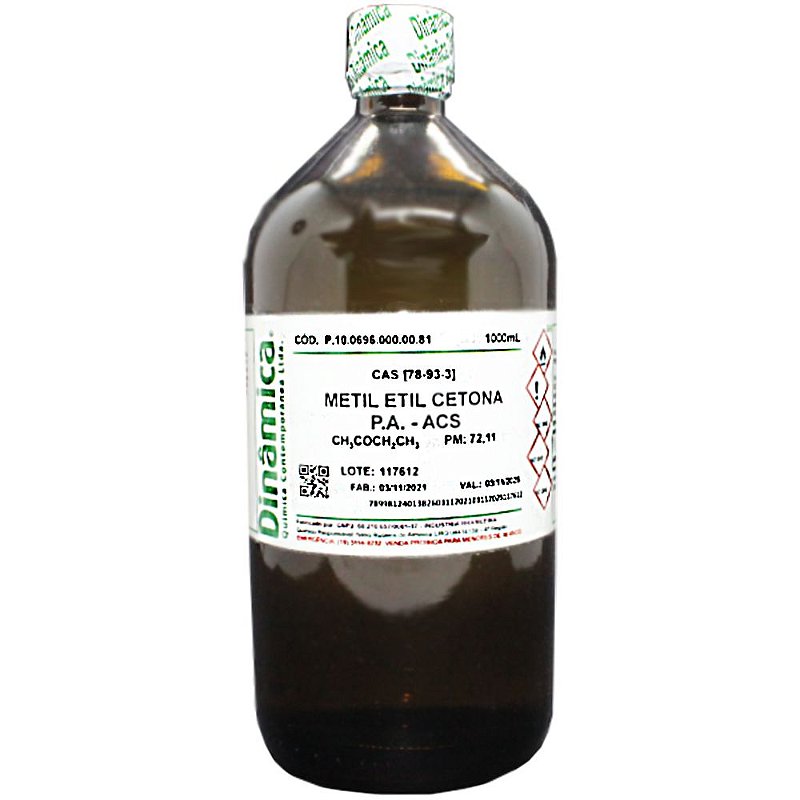 METIL ETIL CETONA MEK PA ACS 1L *PF/SSP* - Didática SP