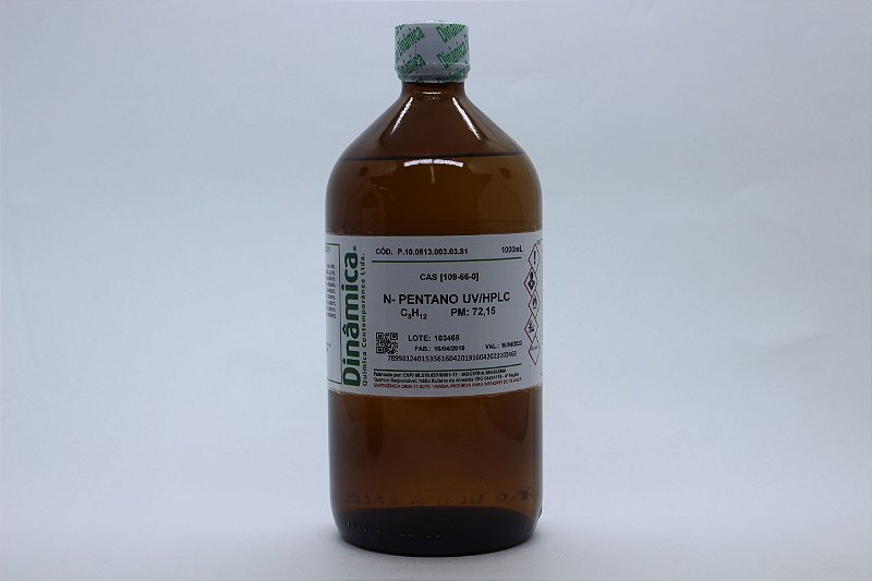 PENTANO-N UV/HPLC ESPECTROSCOPICO 99% 1L - Didática SP
