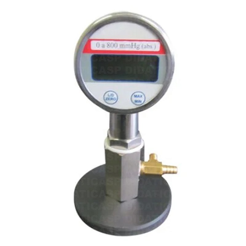 VACUOMETRO DIGITAL 0 A 800MMHG - Didática SP
