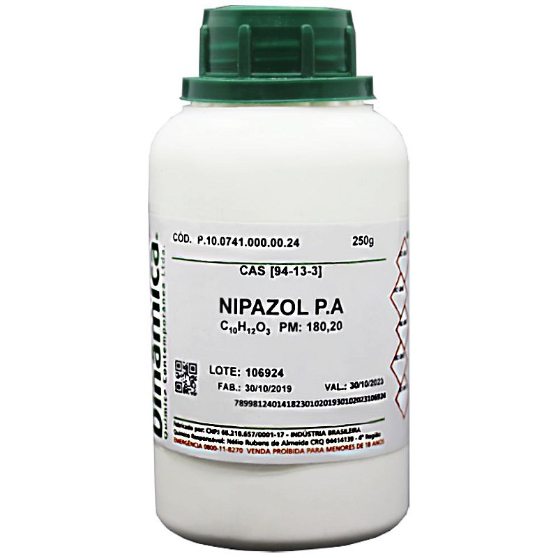 NIPAZOL PA 250G - Didática SP