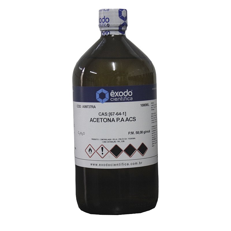 ACETONA PA ACS 1L *PF/SSP* - Didática SP