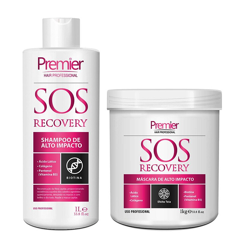 Kit SOS Recovery Reconstrução Capilar de Alto Impacto - Loja de fábrica
