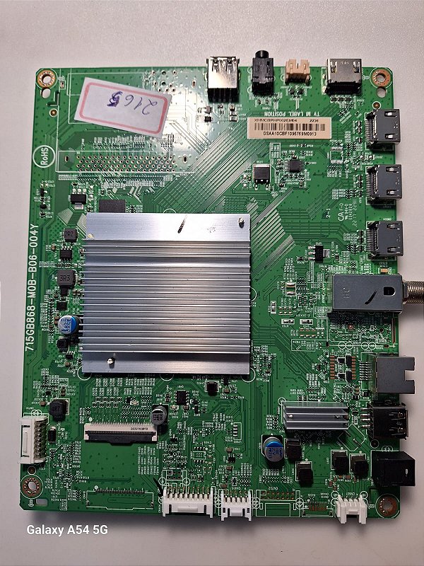 PLACA PRINCIPAL PHILIPS 55PUG7406/78 715GB868-M0B-B06-004Y - MEGAELETROSOM