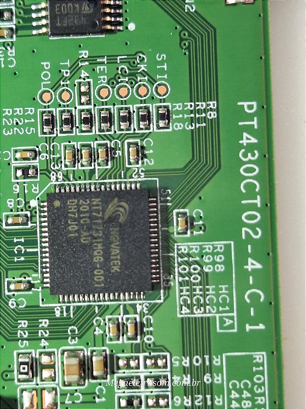 Placa T-con Aoc 43s5195/78 Pt430ct02-4-c-1 - MEGAELETROSOM