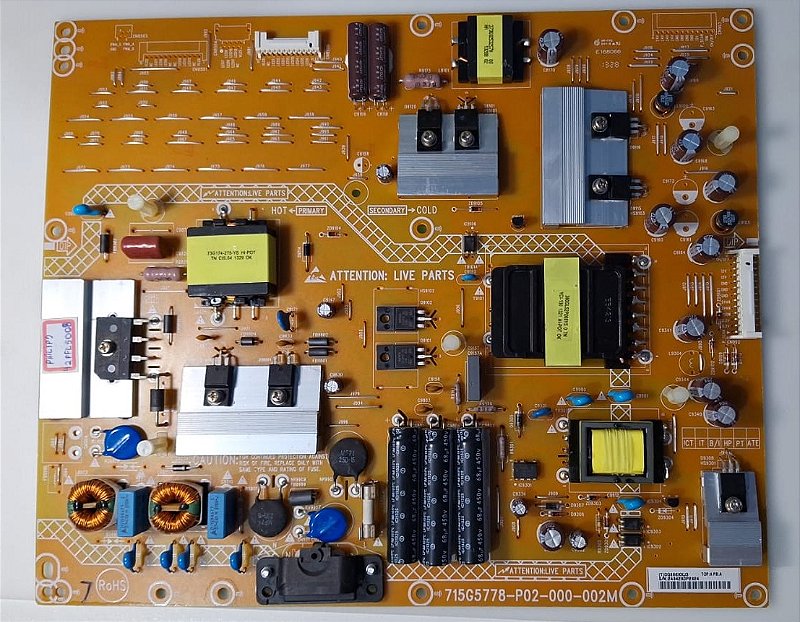 Placa Fonte Tv 42pfl5508g/78 Original 715g5778-p02-000-002m - MEGAELETROSOM