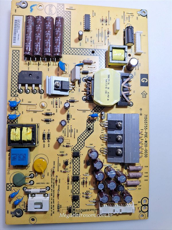 Placa Fonte Para Tv Kdl-32r425a Modelo 715g5755-p0e-w20-0030 ...
