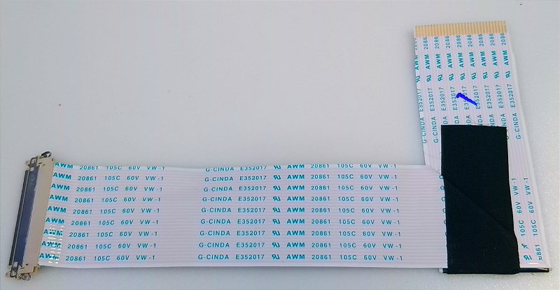 Cabo Flat Lvds Para Tv Modelo Ptv40g65rch E352017 20861 105C 60V VW-1 ...
