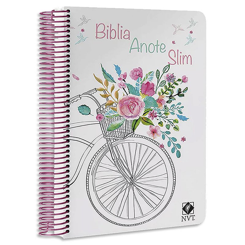 Bíblia Anote NVT Slim capa Bike - Livraria Evangélica Online