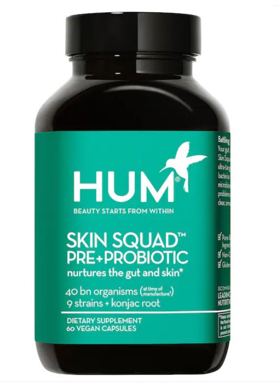 HUM Nutrition Skin Squad™ Pre + Probiotic Supplement for Acne-Prone Sk ...