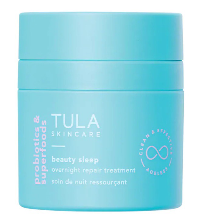 Tula Skincare Beauty Sleep Overnight Repair Treatment Cream with AHA's ...