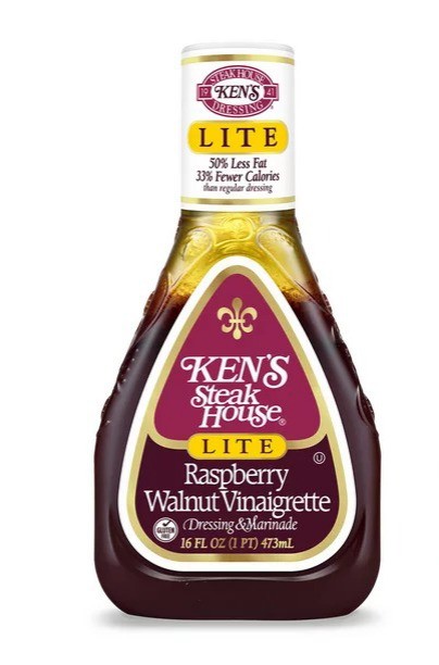 Ken's Steak House Lite Raspberry Walnut Vinaigrette Salad Dressing ...