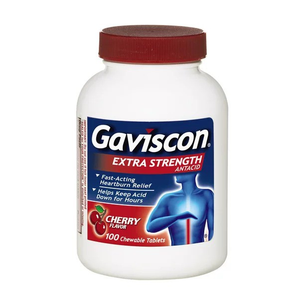 Gaviscon Extra Strength Cherry Chewable Tablet - Consumos da Martina
